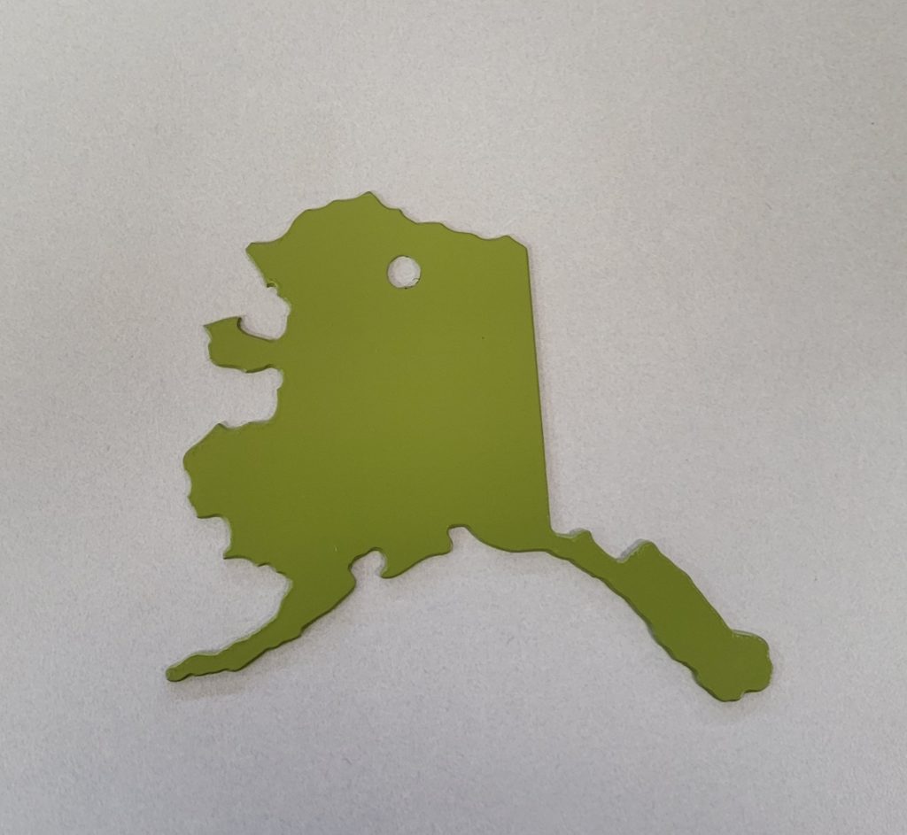 metal Alaska ornaments | Nabholz Fabrication